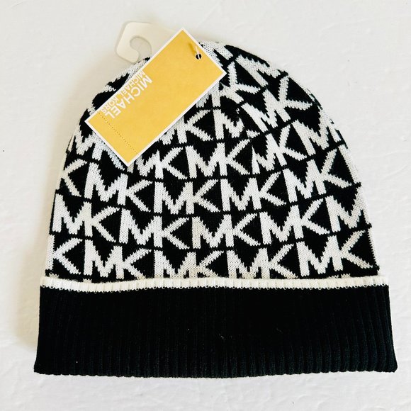 Michael Kors | Accessories | Michael Kors Mk Signature Logo Black White ...